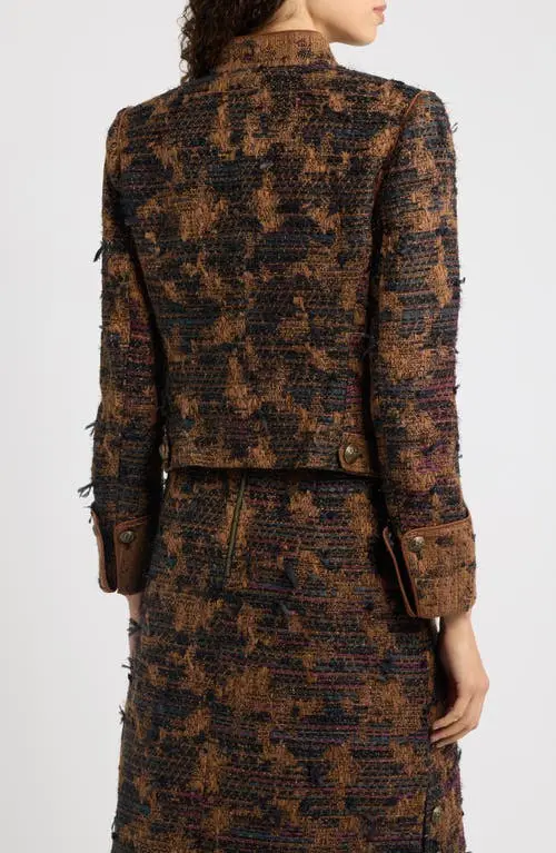 Kobi Halperin Parker Metallic Thread Detail Jacket