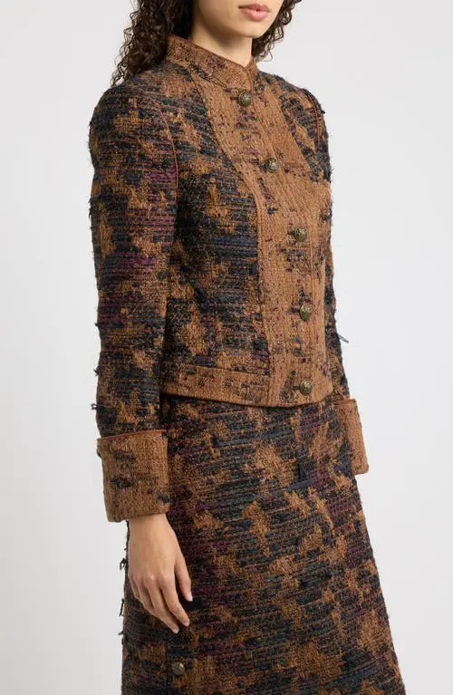 Kobi Halperin Parker Metallic Thread Detail Jacket