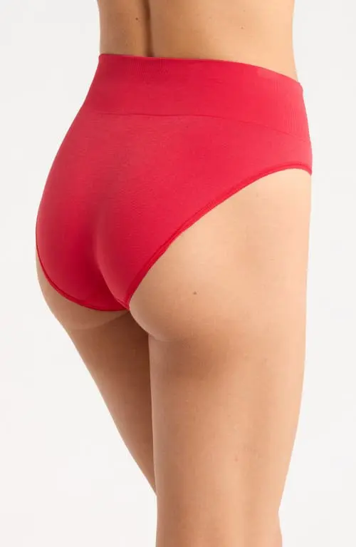 Nordstrom Seamless Hi-cut Briefs - Red Salsa