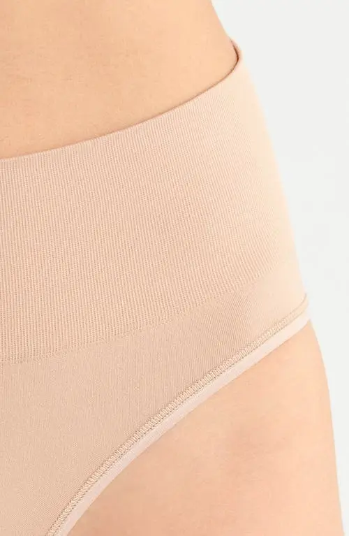 Nordstrom Seamless Hi-cut Briefs - Tan Warm
