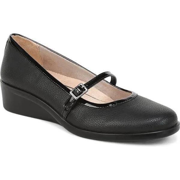 LIFESTRIDE Jolene Mary Jane Wedge Pump - Black