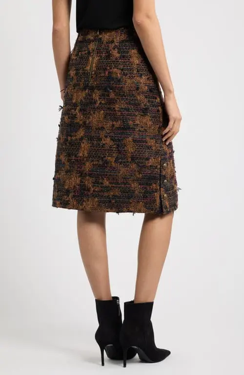 Kobi Halperin Olsen Tweed Midi Skirt