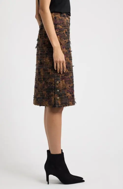 Kobi Halperin Olsen Tweed Midi Skirt