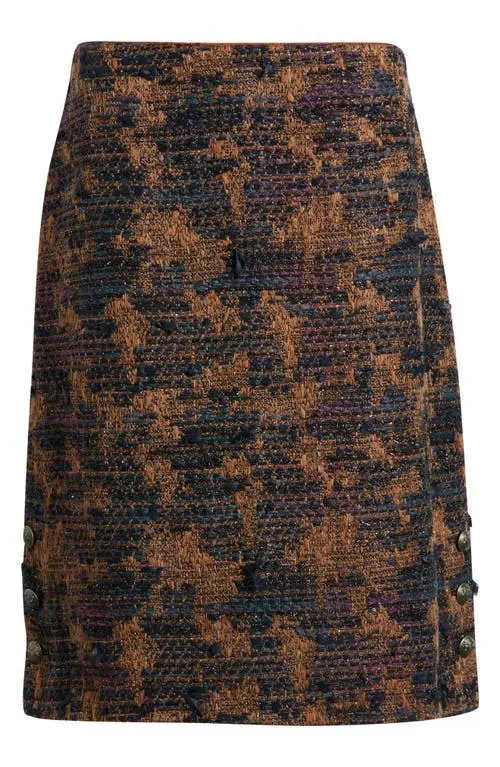 Kobi Halperin Olsen Tweed Midi Skirt