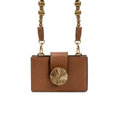 SERENA UZIYEL Alessa Card Holder - Camello