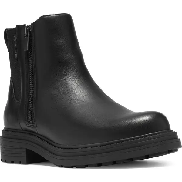 Clarks Orinoco 3 Waterproof Bootie - Black Leather