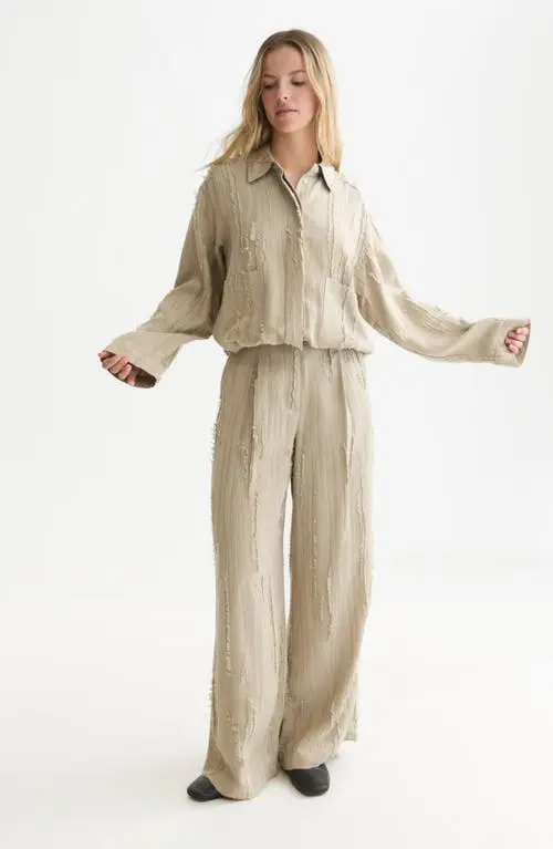 Scotch & Soda Eleni High Waist Wide Leg Fil Coupé Pants