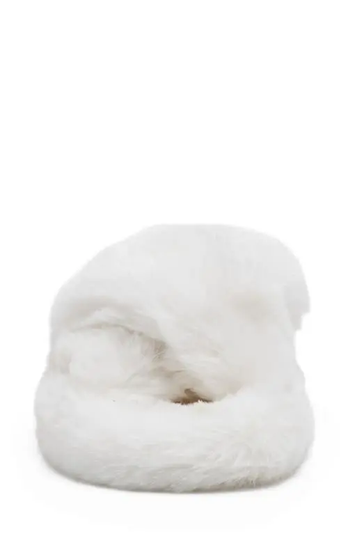 Free People Counting Sheep 2.0 Faux Fur Slipper - Snow