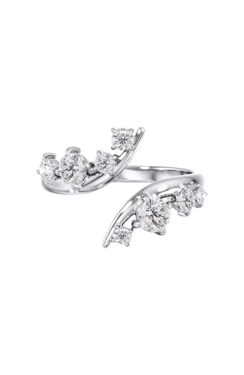 EVERLEE Starlight Bypass Lab Diamond Ring In 14k - White Gold