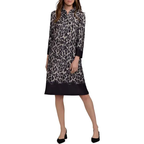 Foxcroft Tammy Three-quarter Sleeve Dress