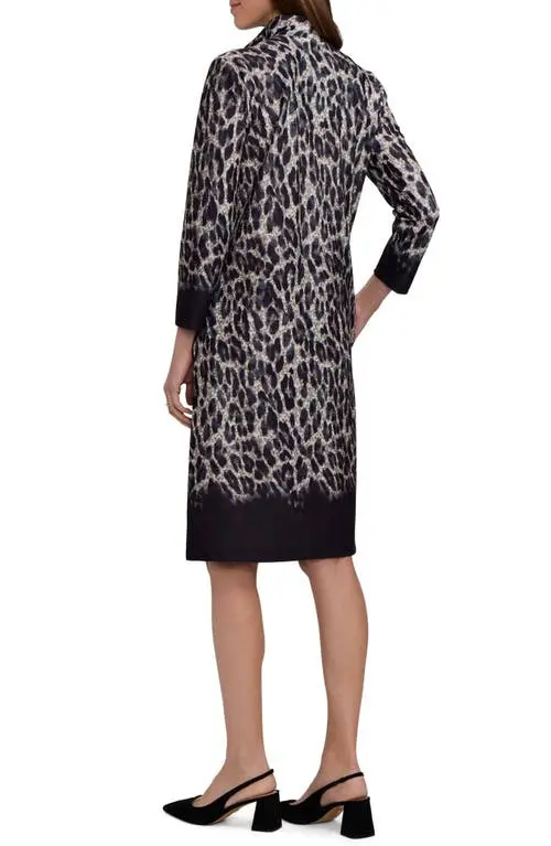 Foxcroft Tammy Three-quarter Sleeve Dress
