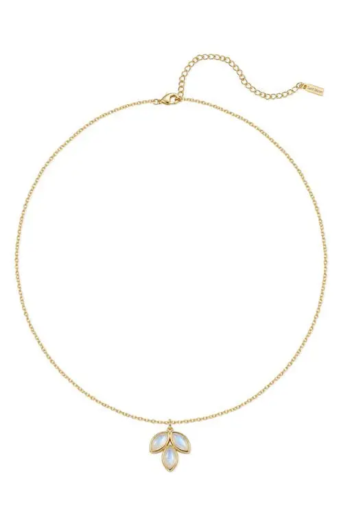 ST. MORAN Marquise Stone Pendant Necklace