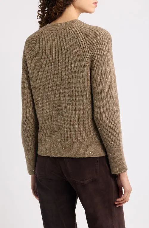 Kobi Halperin Kimberly Sequin Raglan Sleeve Sweater