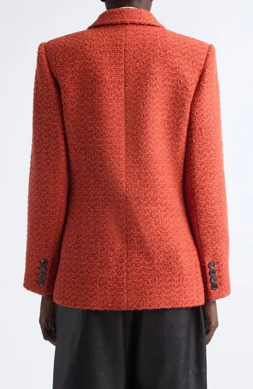 Saint Laurent Tweed Wool & Silk Blend Jacket