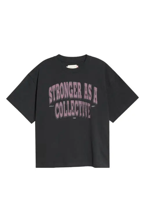HONOR THE GIFT Stronger As A Collective Cotton Graphic T-shirt