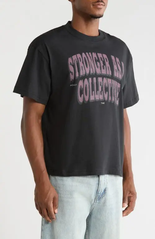 HONOR THE GIFT Stronger As A Collective Cotton Graphic T-shirt