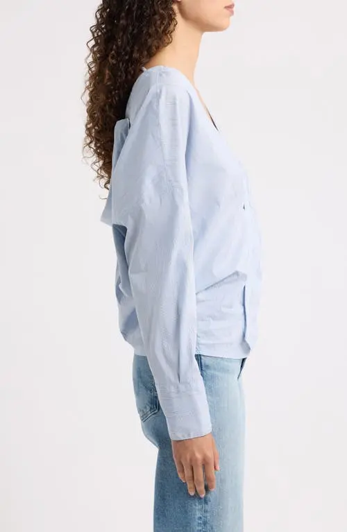 CISSA Metallic Stripe Cotton Top