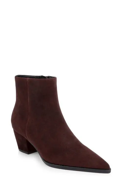 L'Agence Vesey Pointed Toe Bootie - Mahogany