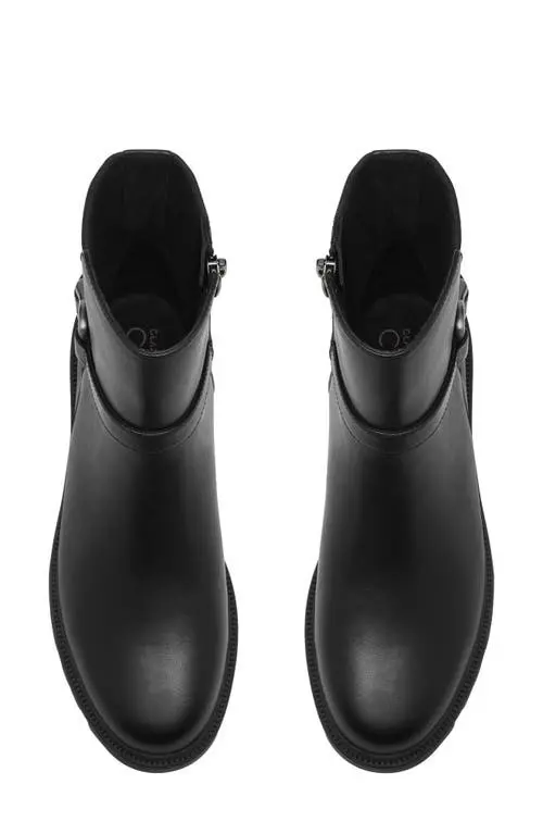 Clarks Code L Bay Leather Bootie - Black Leather