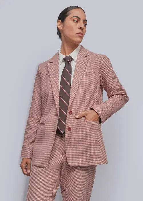 WILDFANG The Empower Houndstooth Notch Lapel Blazer