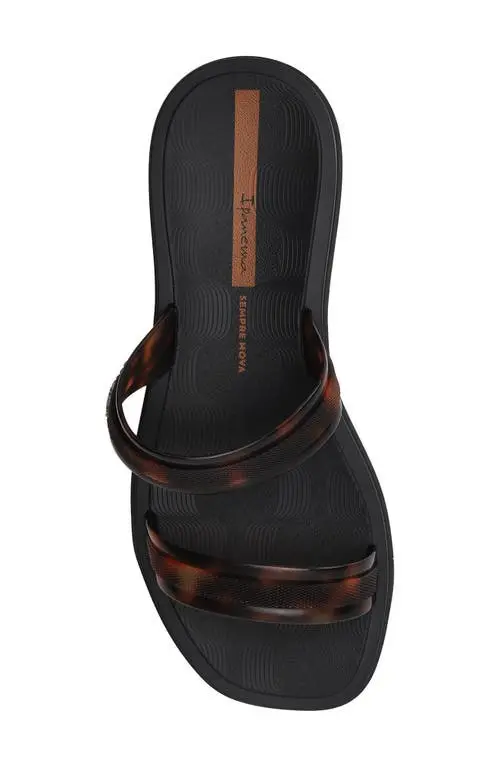 Ipanema Textured Double Strap Slide Sandals