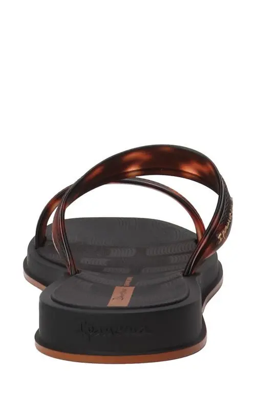 Ipanema Textured Double Strap Slide Sandals