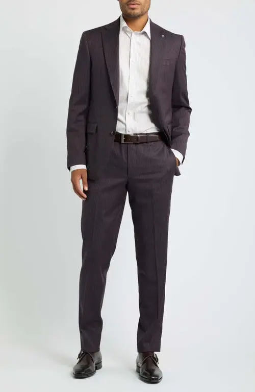 JACK VICTOR Esprit Striped Wool Suit