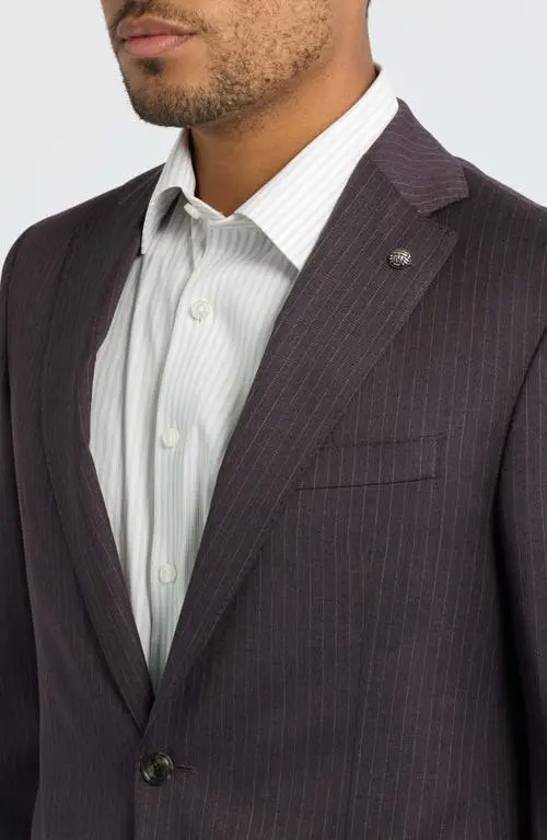 JACK VICTOR Esprit Striped Wool Suit