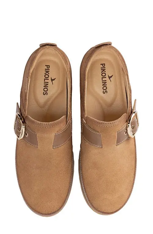 Pikolinos Vigo Leather Slip-on Shoes - Desert
