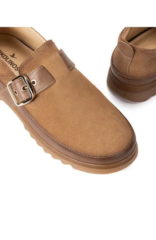 Pikolinos Vigo Leather Slip-on Shoes - Desert