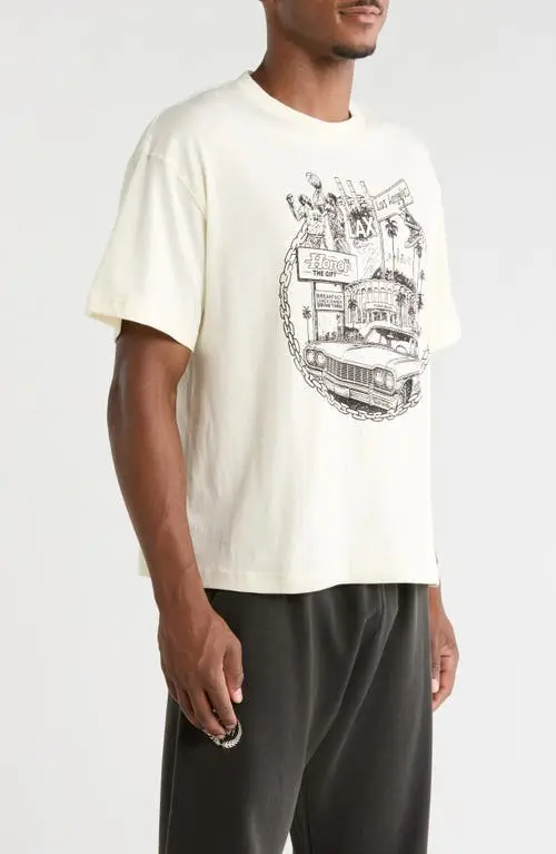 HONOR THE GIFT La Chain City Cotton Graphic T-shirt