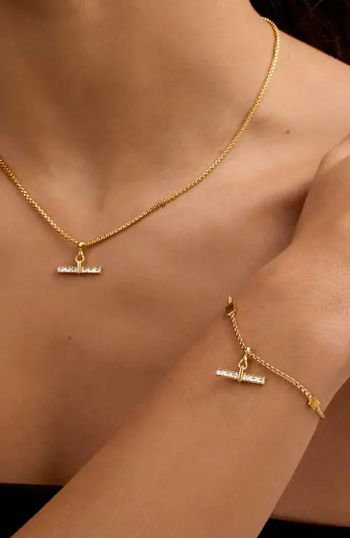KATIE LOXTON Lustre T-bar Bracelet Bracelet