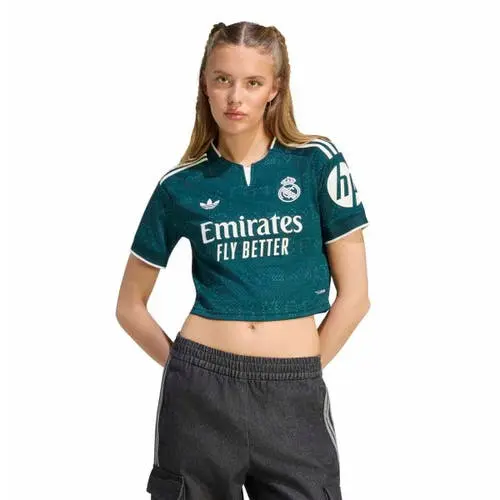 Adidas Real Madrid 2026/27 Away Cropped Replica Jersey - Green