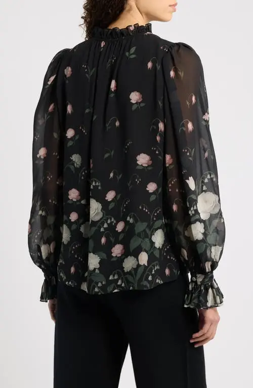 Kobi Halperin Jack Ruffled Floral Top