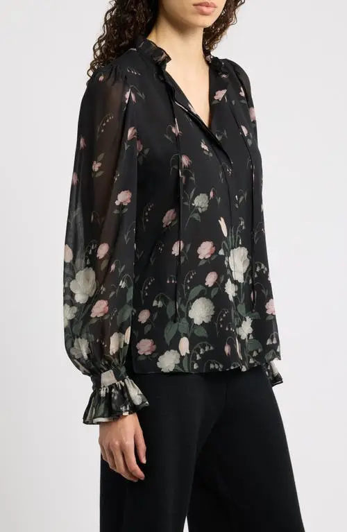 Kobi Halperin Jack Ruffled Floral Top