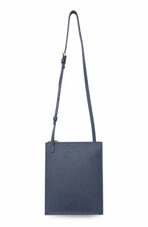 Écotorie Polly Leather Crossbody Bag - Midnight