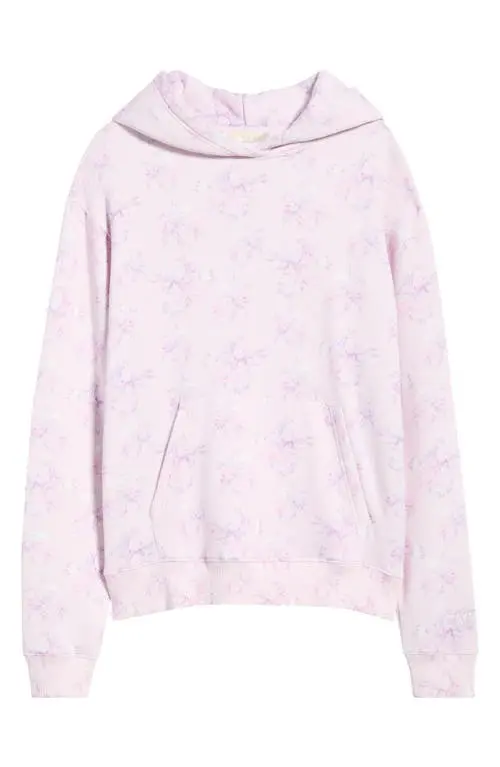 LoveShackFancy Ditsy Floral Hoodie - Iced Mauve