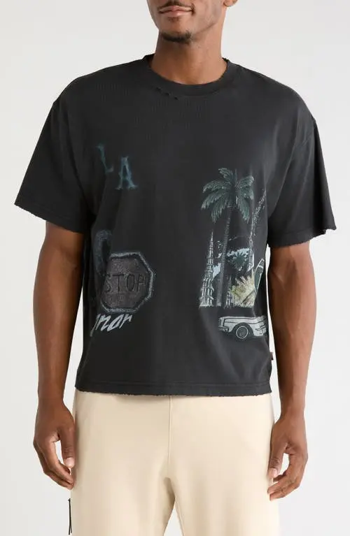 HONOR THE GIFT All Over Los Angeles Cotton Graphic T-shirt