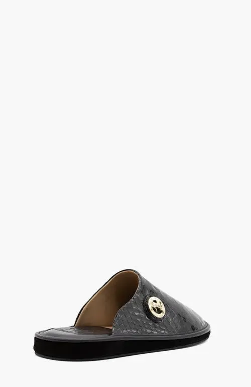 CAVALINHO Gallop Patent Leather House Slippers - Black