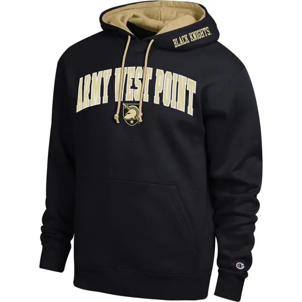 Champion Army Knights Arch Tackle Twill Hoodie - Black