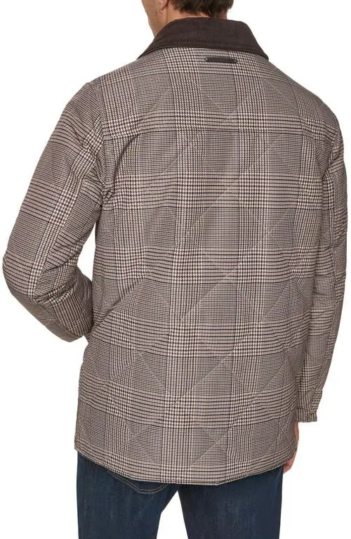 Cole Haan Oversized Diamond Quilt Reversible Jacket