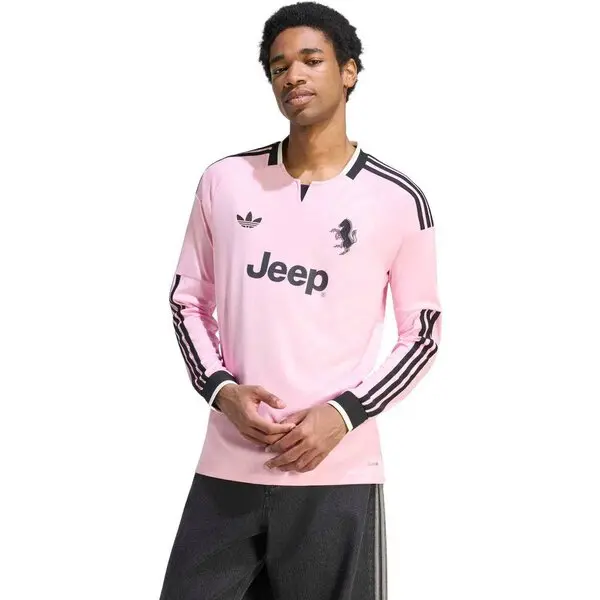 Adidas Juventus 2026/27 Away Replica Long Sleeve Jersey - Pink