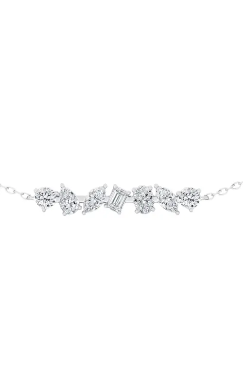 EVERLEE Multi-shape Bar Lab Diamond Necklace In 14k Gold