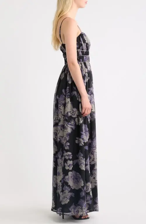 Lulus Inka Floral Maxi Dress
