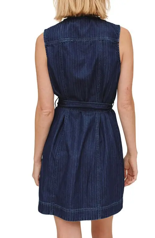 Bella Dahl Seamed Sleeveless Denim Minidress