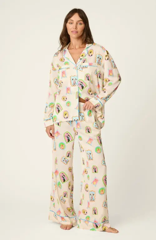 PJ Salvage Picture Purfect Wide Leg Pajama Pants