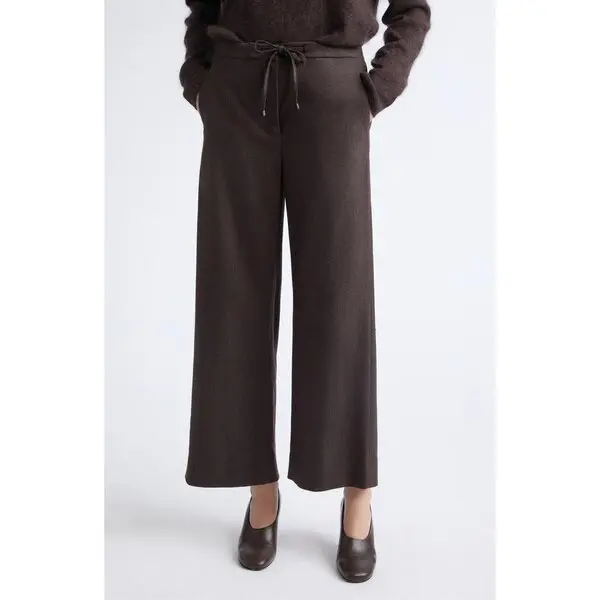 Max Mara Floria Stretch Virgin Wool Crop Pants