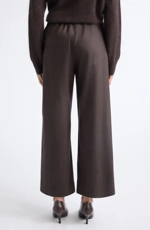Max Mara Floria Stretch Virgin Wool Crop Pants