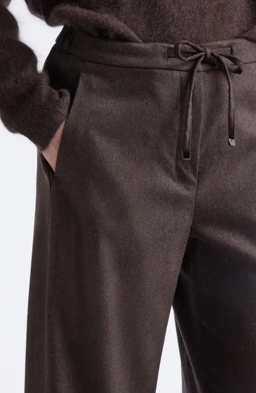 Max Mara Floria Stretch Virgin Wool Crop Pants