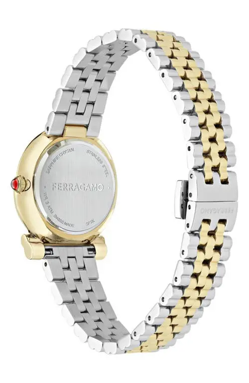 FERRAGAMO Gancini Twisted Bracelet Watch